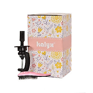 Kalyx Mannequin Head African American 100% Human Hair Cosmetology Afro Hair Manikin Head for Practice Styling Braiding(9INCH)