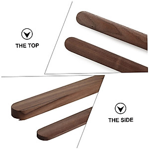 SHOWERORO Solid Wood Chopsticks Box Chopsticks Camping Holder Travel Silverware Travel Chopsticks with Case Silverware Case Chinese Chopsticks Black Walnut Solid Wood Fork Student Outdoor