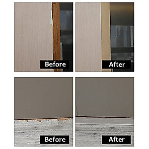 Vinyl Floor Transition Strip 2" Wide, Self-Adhesive, Flat, Laminate Floor Strip with Strong Backing (6.56Ft,Grey Wood)