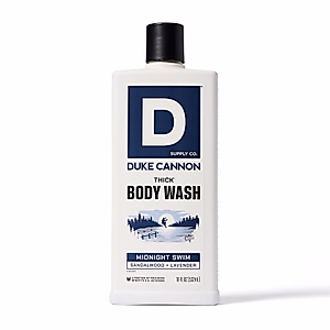 Duke Cannon Supply Co. THICK Body Wash - Accomplishment, Naval Supremacy, Productivity, Old Glory, 17.5 Fl Oz. (Old Variety 4 Pack)