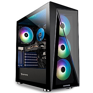 iBUYPOWER Starter PC Computer Desktop Slate4MR 220i (Intel i3-10105F 3.7 GHz,NVIDIA GeForce GT 1030 2GB, 8GB DDR4, 480 GB SSD, WiFi Ready, Windows 10 Home)
