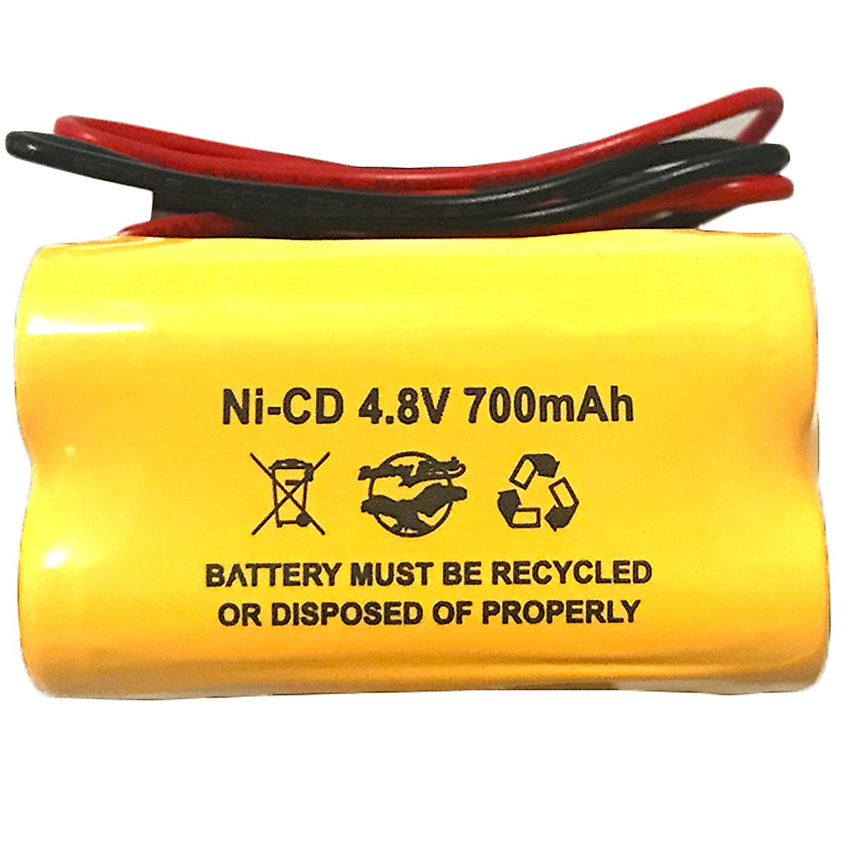 BL93NC487 BL93NC484 BAA-48R DAA700MAH4.8V 4-TD-800AA-HP NIC0186 E-XP2RBW ANIC1117 Unitech AA500MAH SIMKAR 6600012 OSA126 Lithonia ELB-CS05 Simkar SLED BAT ELNICD-48-700 4.8v 700mah Ni-Cd Battery
