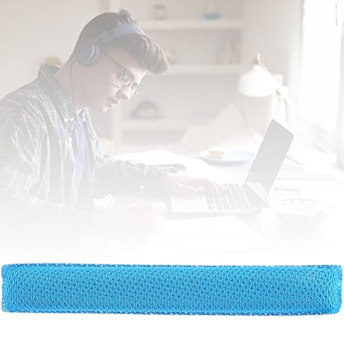 Shanrya Replacement Headband Cover, Soft Headset Headband Pad Easy Installation High Compatibility Durable for G930 Headphones