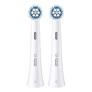 Oral-B iO Gentle Care Replacement Brush Heads, Electric toothbrush Brush Heads, White, 2 Count