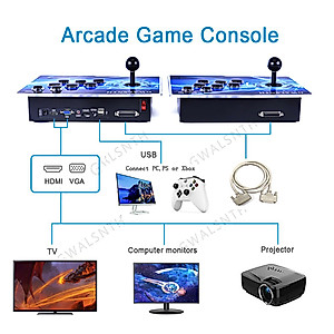 GWALSNTH 8000 Games in 1 Pandora's Box with WiFi Arcade Game Console, 3D Games,1280x720 Full HD,Support 4 Players,Search/Hide/Save/Load/Pause Games …