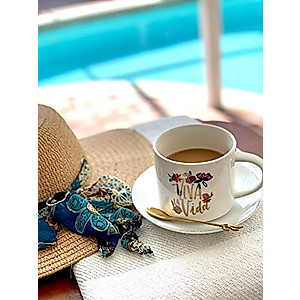 Gold Plated Stainless Steel Mini Coffee Espresso Spoon, Tableware Flatware Dessert Teaspoons Small Soup Spoons Set of 8, 4.9 inch Specialty Demitasse Stirring Spoons (Gold spoons)