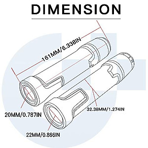 BestCH 19V 6.32A 120W AC/DC Adapter for Alienware Area-51 m5500 m5700 m5750 m5790 Area-51 m5500i m5550i Laptop Power Supply Cord Battery Charger (Note: This is Barrel Tip,NOT 4-Pin Connector)