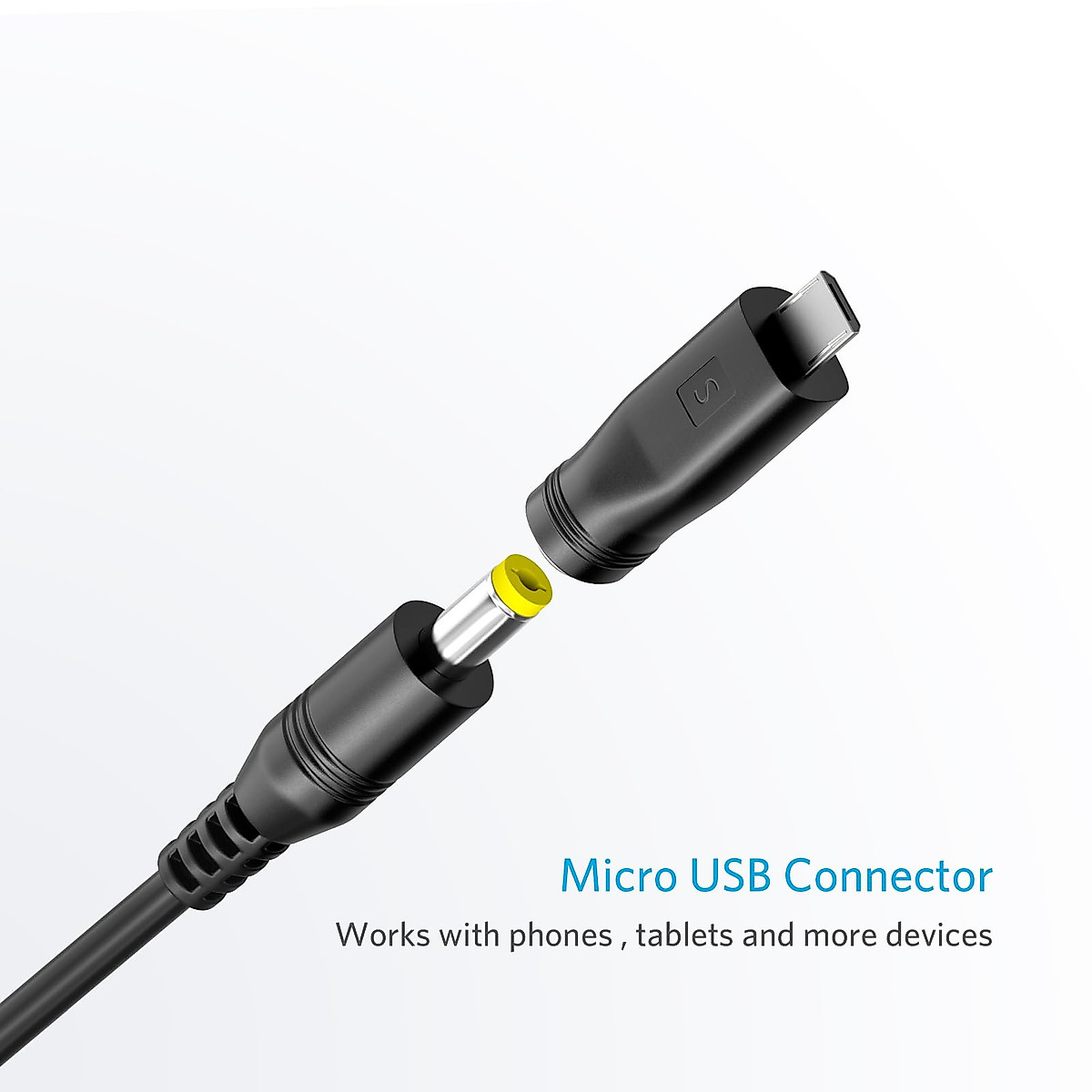 Belker 45W Universal 5V 6V 7.5V 9V 12V 13.5V 15V AC DC Adapter Power Supply for Household Eletronics LCD LED Strip Light Router HUB Speaker Smart Phone Tablet - Support Amps 0.5A 1A 2A 3A 3000mA Max.