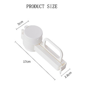 voleseni Food Bag Sealing Clip With Pour Spout, Reusable Plastic Cap Sealer Clips For Snack, Oatmeal, Coffee, Great Clips Bags For Kitchen，Seal And Pour Bag Clip,Versatile Food Clip With Spout. (1)