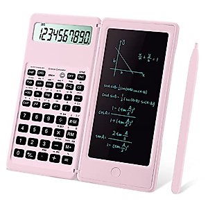 Scientific Calculators,IPepul Multi-functional Pink Kawaii Calculator with Algebra, Trigonometry, and Calculus, Suitable for Students, Teachers, &Business Professionals, lead for School supplies（Pink）