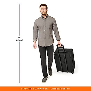 Briggs & Riley Uprights, Black, 26-inch Baseline Medium Checked Expandable