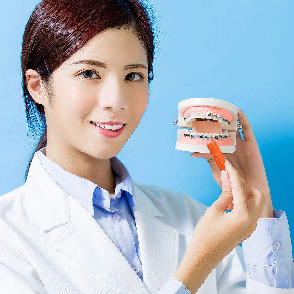 20 Pieces Aligner Tray Seaters for Aligner Trays Chompers Orthodontic Trays(Pink, Orange, Green, Purple, White)