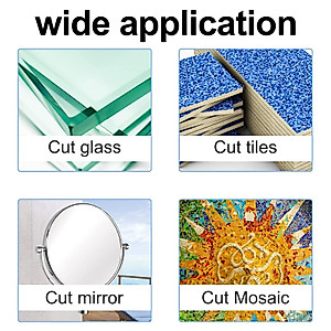 Comfylichi Pistol Grip Oil Feed Glass Cutter 2 Pack - Professional Glass Cutting Tool with Tungsten Cutter Heads and Oil Dripper, for 1-6mm Thick Stained Glass and Mirrors