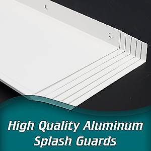 Daisypower 8 Pack Gutter Valley Splash Guards,Rainwater Roof Rain Diverter Downspout Gutter Guards for House Shingle Straight Roofs Corner,10 Inch Each