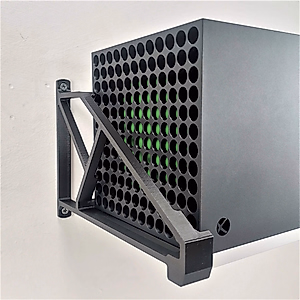 3D Cabin Xbox Series X Wall Mount Wall Bracket Holder Horizontal Upward Facing