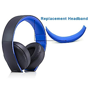 Ps4 Gold Headband Cushion Replacement Compatible with Sony ps4 Gold Wireless Headset PS3 PS4 7.1 Virtual Surround Sound CECHYA-0083 Headphone (1 Pcs Headband)