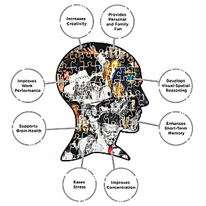 Aquarius Elvis Puzzle (3000 Piece Jigsaw Puzzle) - Officially Licensed Elvis Presley Merchandise & Collectibles - Glare Free - Precision Fit - 32 x 45 Inches