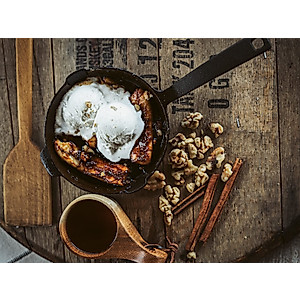 Barebones 6-Inch All-In-One Cast Iron Skillet Set- Skillet with Cast Iron Dutch Oven Style Lid - Camping Cookware Set