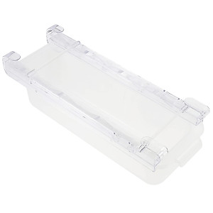 1pc Refrigerator Storage Box Crisper Tray Chillpod Organizadores Fresh Orginizer Drawer Design Tidy Refrigerator Square Freezer Fridge Cabinet Organizer Container Pp White