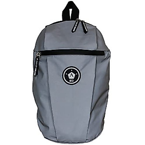 Reflective backpack Smart Cross 10L - High visibility 1000Ft waterproof ideal to be visible on the road for cyclists, motorcyclists and users of electric vehicles, women, men children, Pearl Grey