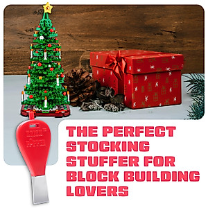 Brick Popper - World's Fastest Brick Separator Tool - Efficient Brick Remover for Kids and Adults - Perfect for Ages 6 and Up - Essential Brick Tool (Red)