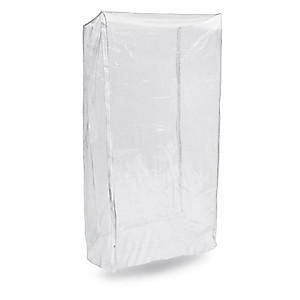 New Star Foodservice 36565 Commercial-Grade Sheet Pan/Bun Pan Rack Cover, Plastic, 20-Tier, 28" L x 23" W x 61" H, Clear