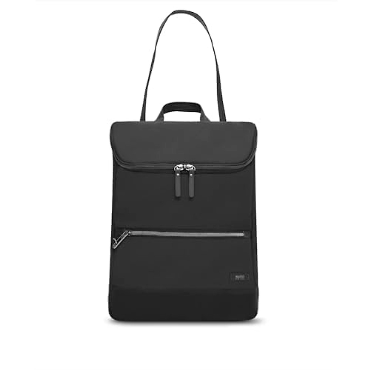 Solo New York Stealth Hybrid Backpack, Black - with Anti-Theft Features (Cut-Proof, Armored Zippers, & RFID Data Protection)