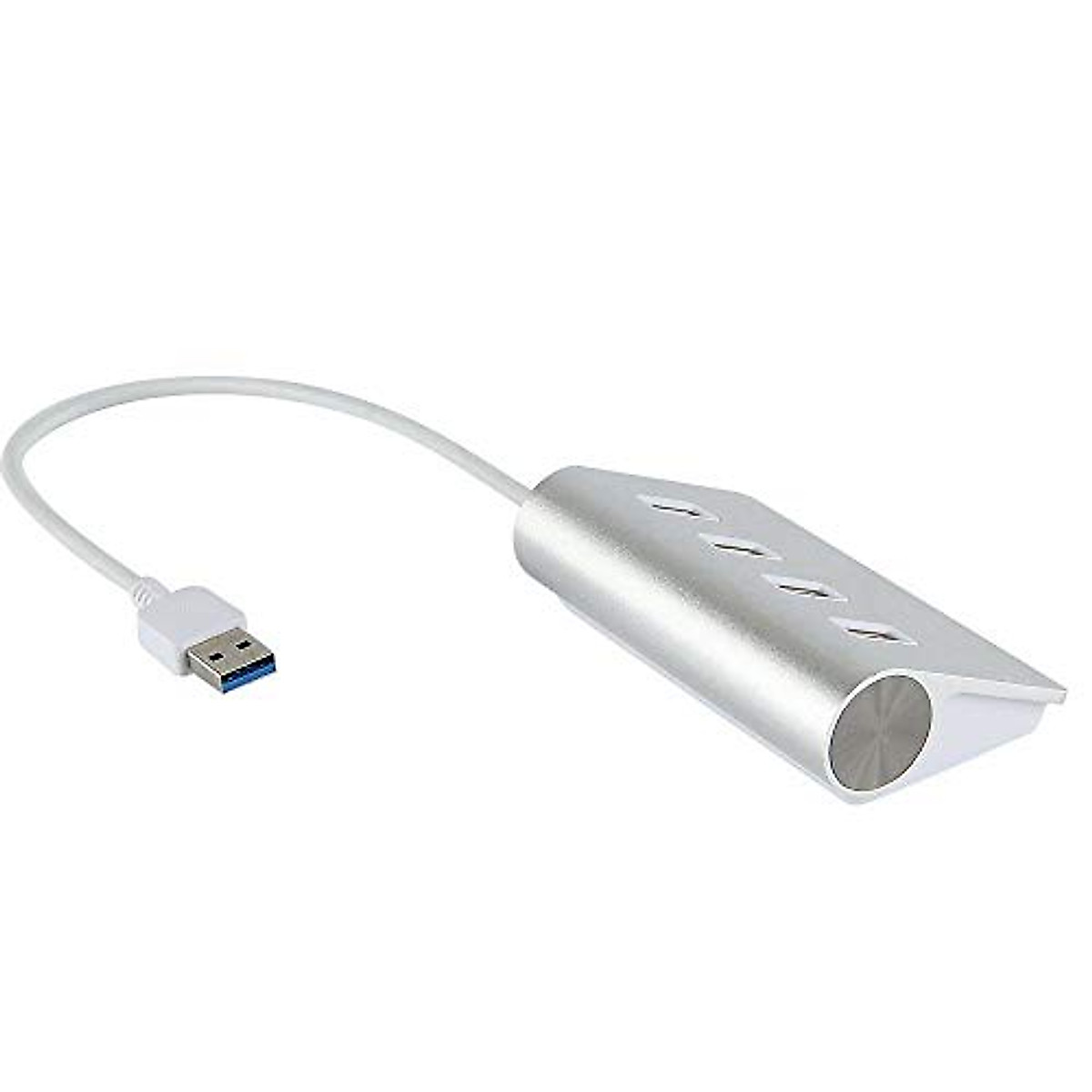 Lysee Data Cables - 4 Port USB 3.0 Hub Splitter Aluminum Adapter High Speed for PC Laptop Mac