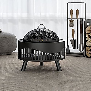 GEEKLLS Charcoal grills Outdoor Courtyard Fire Pit Portable Household Barbecue Stove Indoor Stove Grill Garden BBQ Grill Patio Furniture ( Color : 02 )