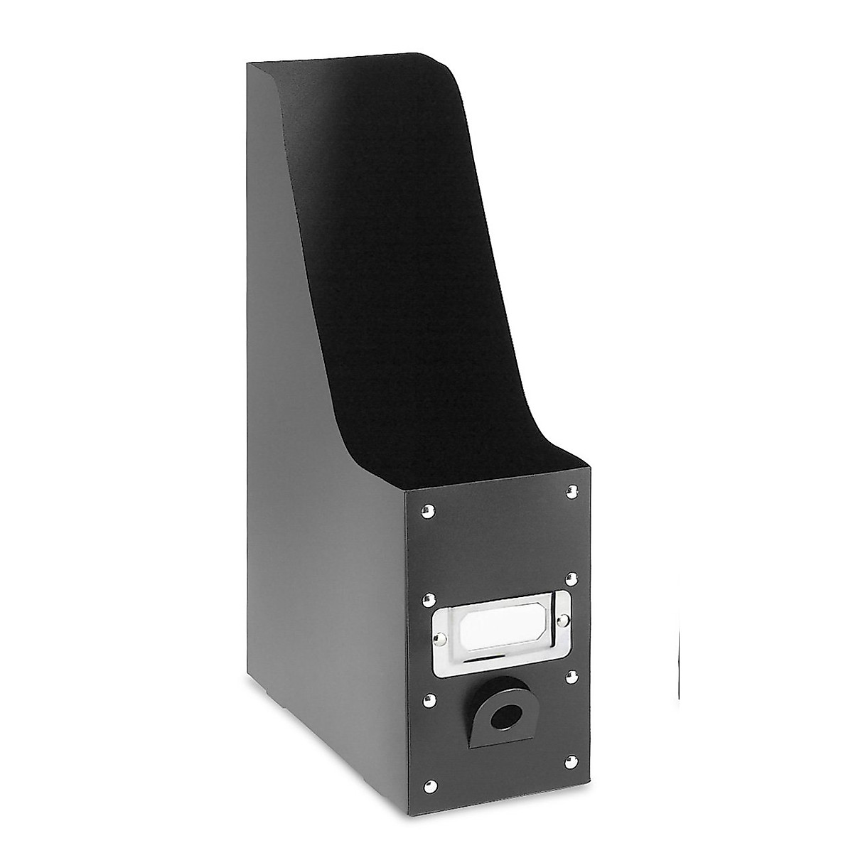 Whitmor Magazine Storage Desk Organizers - Black (Set of 5)