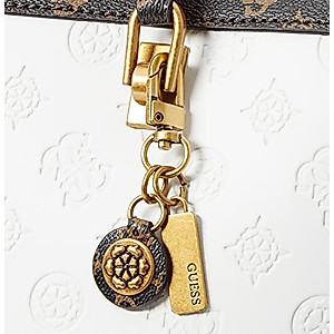 Guess ABEY PB855823 shopper bag white logo, White