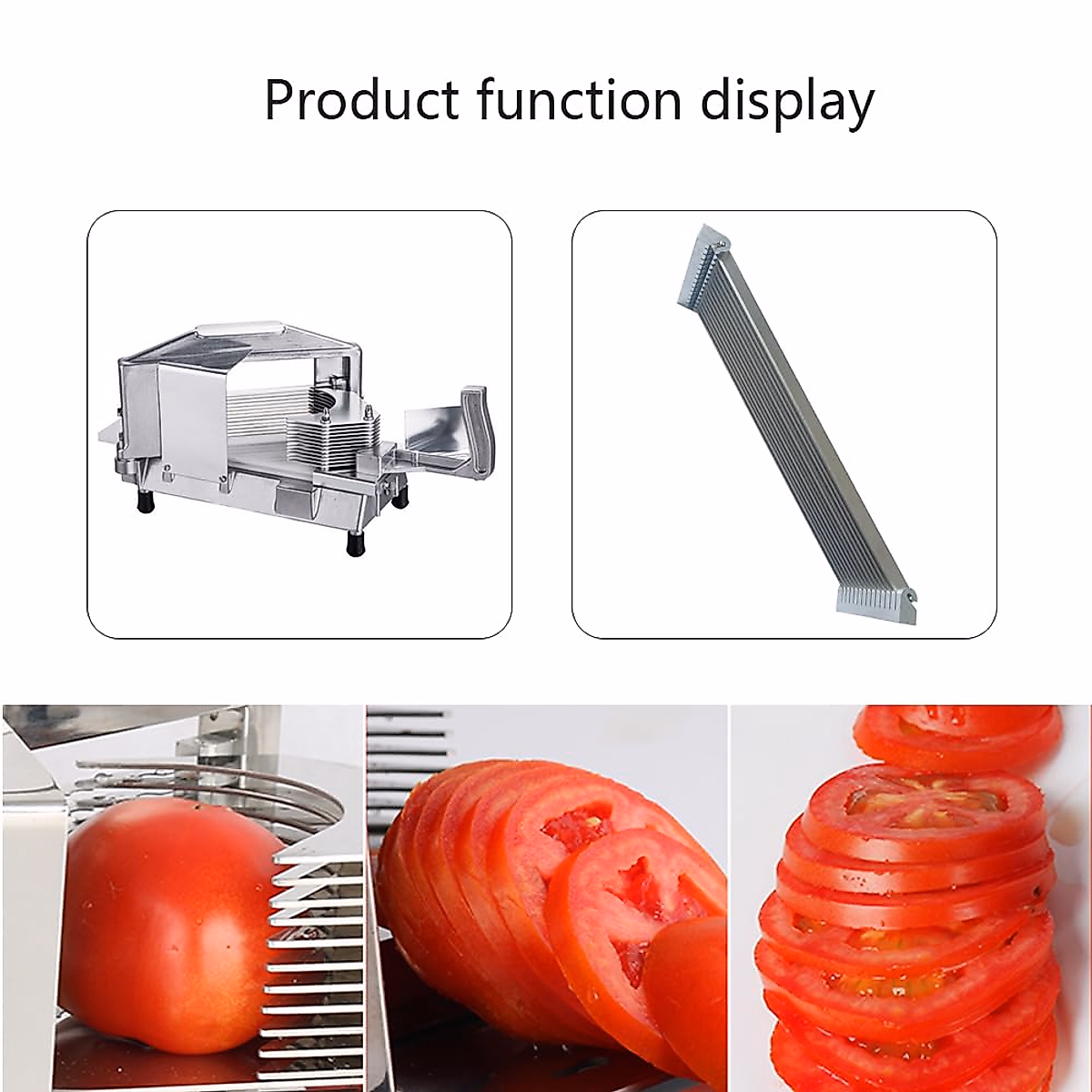 Botiliceer Commercial Replacement Blades forTomato Slicer 1/4 Inch Heavy Duty Tomato Cutter for Restaurant or Home Use