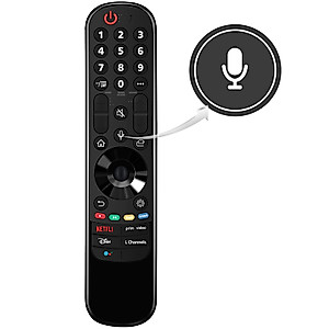 MR21GA AN-MR21GA Replace Voice Remote fit for LG OLED TV 2021 2022 OLED65C1PUB OLED55C1PUB OLED48C1PUB OLED77C1PUB OLED83C1PUB OLED55A1PUA 43NANO75UPA 65QNED90UPA OLED42C2PUA 55NANO75UQA 65NANO75UQA