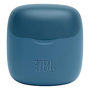JBL - Tune 225TWS - True Wireless Bluetooth Earbuds - Blue - JBLT225TWSBLUAM (Renewed)