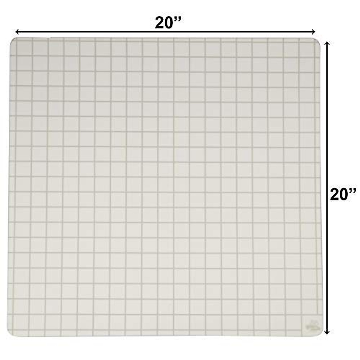 Double-Sided Role Playing RPG Game Mat- Reversible Silicone Battle Matte Grid w Hexes and Squares- XL 20"x20"-Foldable, Rollable, Wet Eraseable - Made for D&D Dungeons Dragons, Pathfinder and More