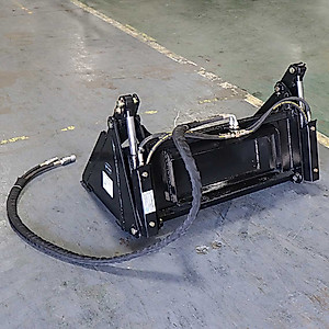 Titan Attachments 4-in-1 Combo Mini Skid Steer Bucket 42" V2 Cutting Edge