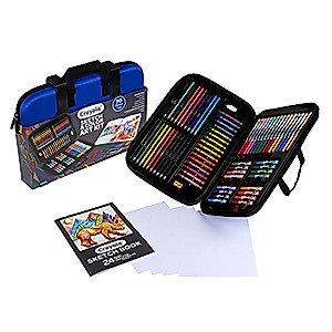 Crayola Sketch & Color (70pcs), Art Kit for Kids, Includes Coloring Kit, Art Case & Sketch Book, Gifts for Kids Ages 8+