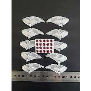 Unpainted Fishing Lure Blank VIB Bait 50MM 13.6G Lure Body S052