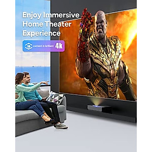 WEMAX PSF01 100-inch High-Gain Ultra Short Throw Projector Screen, 8K/4K UHD 16:9 Fixed Frame Screens, Ceiling Light Rejecting Ambient Light Rejecting ALR Projection Material for UST Projectors