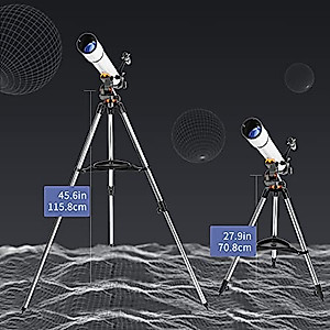Telescope,Telescopes for Adults Astronomy,70mm Aperture 700mm Focal Length Professional Refractor Telescope for Kids and Beginners with Phone Adapter, AZ Mount and Tripod to Viewing Planets and Moon