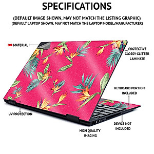MightySkins Glossy Glitter Skin Compatible with Alienware X14 (2022) Full Wrap Kit - Mono Camo | Protective, Durable High-Gloss Glitter Finish | Easy to Apply & Change Styles | Made in The USA
