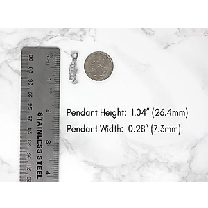 CaliRoseJewelry Sterling Silver Trumpet Horn Charm Pendant