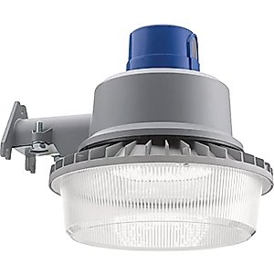 Outdoor BGR P2 LED Dusk-to-Dawn Security Light in Grey 4000k
