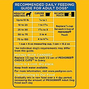 PEDIGREE Complete Nutrition Adult Dry Dog Food Roasted Chicken, Rice & Vegetable Flavor Dog Kibble, 3.5 lb. Bag