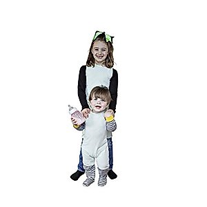 Naked No More®One Piece Romper Back Zipper Bodysuit Pajamas Escape Proof Adaptive Clothing (4T) (Mom's Choice Award Winner)