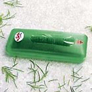 Holiday Christmas Tree Needle Pick-up Brushes (Pack of 2) - Picks up Dry Dropped Needles from Under Christmas Trees and Wreaths, Tough Enough to Pick Up Nuts and Bolts Too (Green)