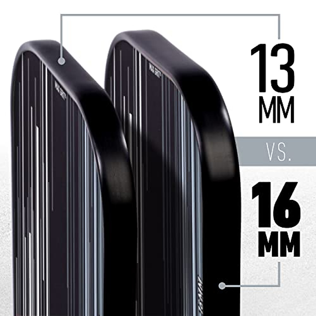 Franklin Sports Pro Pickleball Paddle - Pro Tournament Pickleball Paddle with MaxGrit Technology - Signature Series Signature Pickleball Paddle 16mm - Black