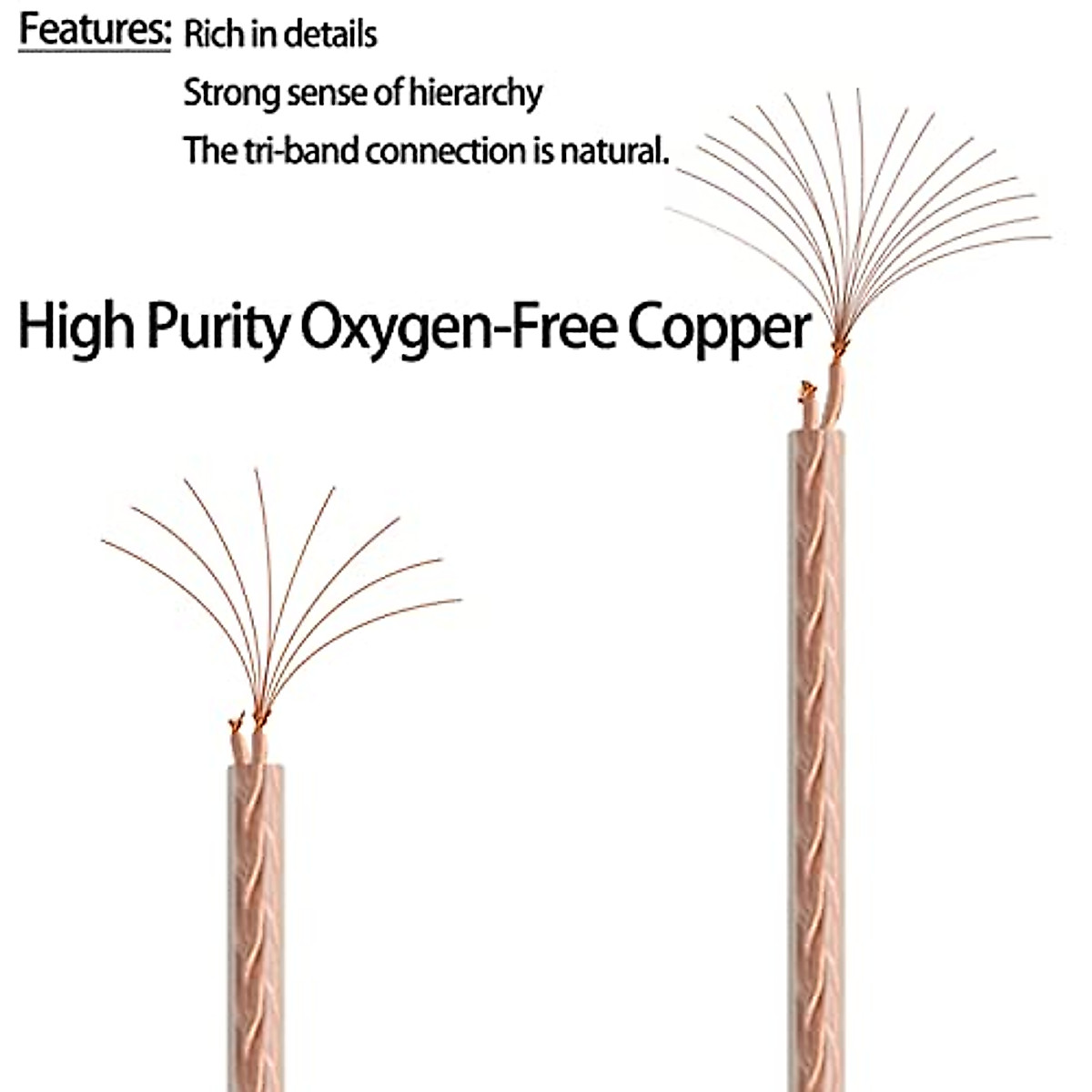 FAAEAL Q701 Cable de actualización,Compatible con AKG K702,K712,K240S,K240MK II,K141,K171,K181,K271S,K271MK II,K241,K175,K275,Pioneer HDJ-2000 Auriculares(3.5mm)