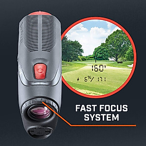 Bushnell Tour V5 (Standard) Golf Laser Rangefinder Patriot Pack PlayBetter Bundle | with Carrying Case, Divot Tool, PlayBetter Microfiber Towel and Two Batteries | Pinseeker Jolt, 6X Mag | 201901P
