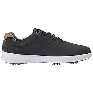 FootJoy Men's Contour Series Previous Season Style Golf Shoes, Black, 8 W US